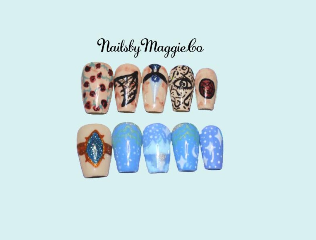 ACOTAR Nails - Etsy