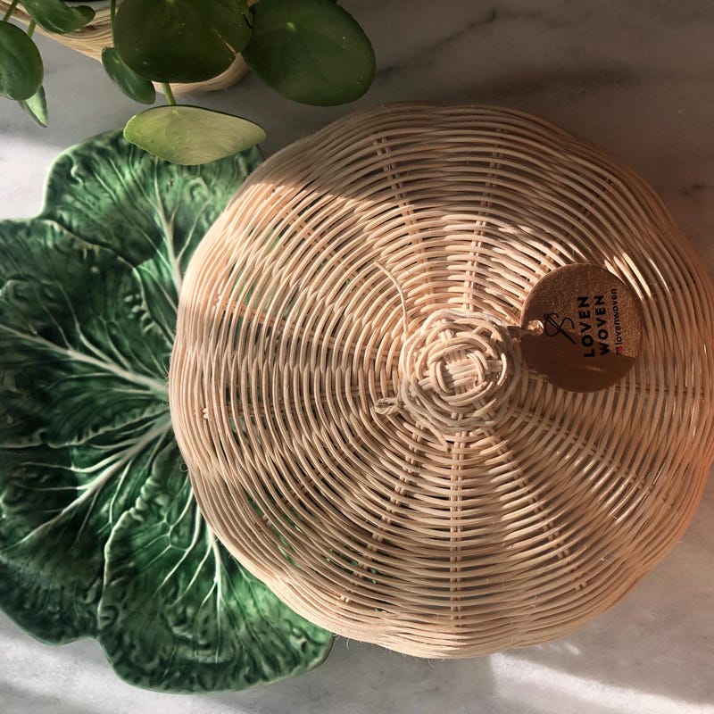 Wicker Cake Stand - Etsy