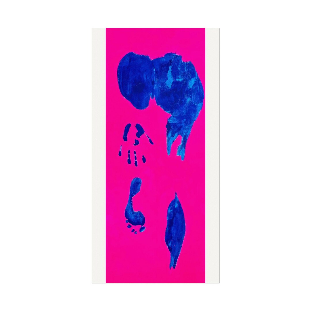 Body Painting 1 - Textured Watercolor Matte Posters - Etsy
