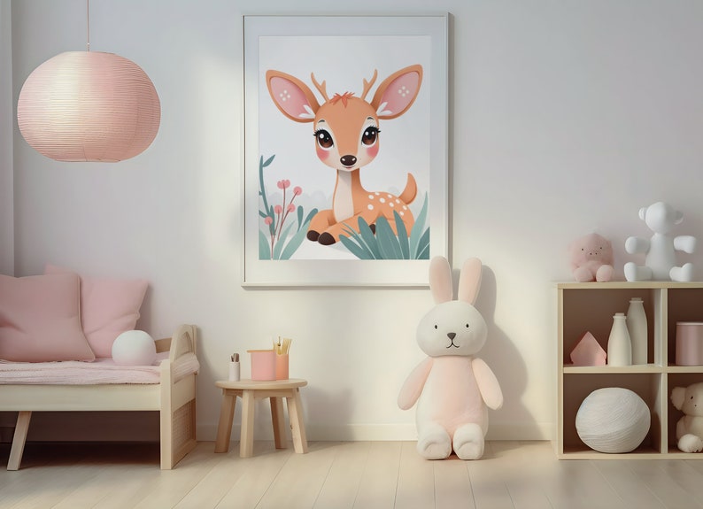 Little Doe Digital Art | Instant Download AI Generated Artwork for Home ...
