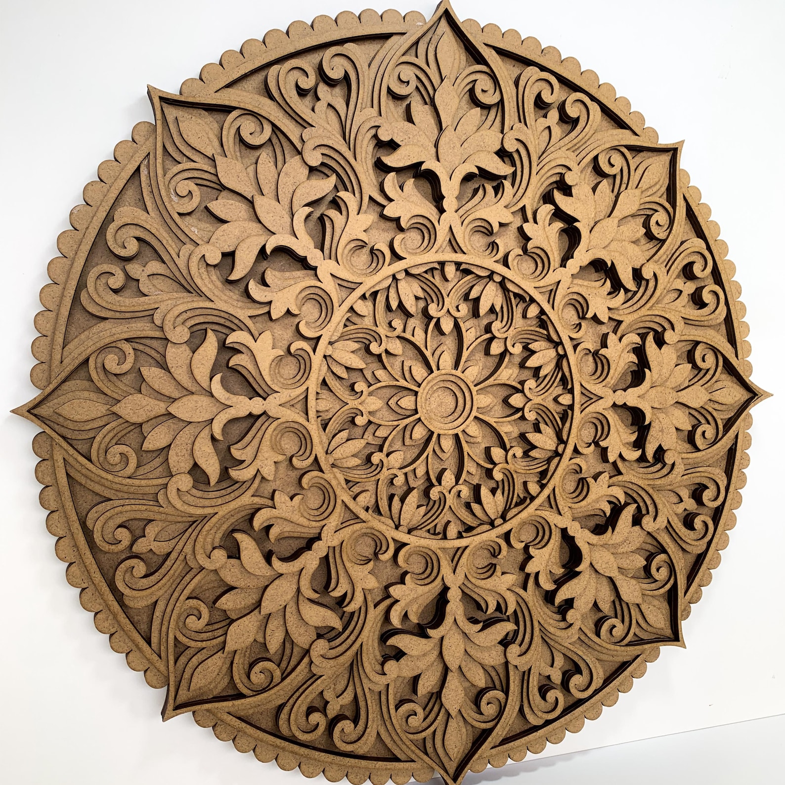 MANDALA WOOD Wall Decor, Sacred Geometry Art, Living Room Decor ...
