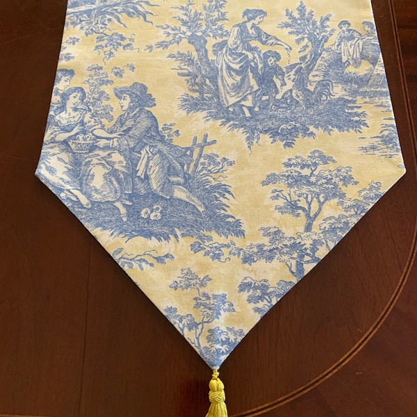 Yellow Toile - Etsy