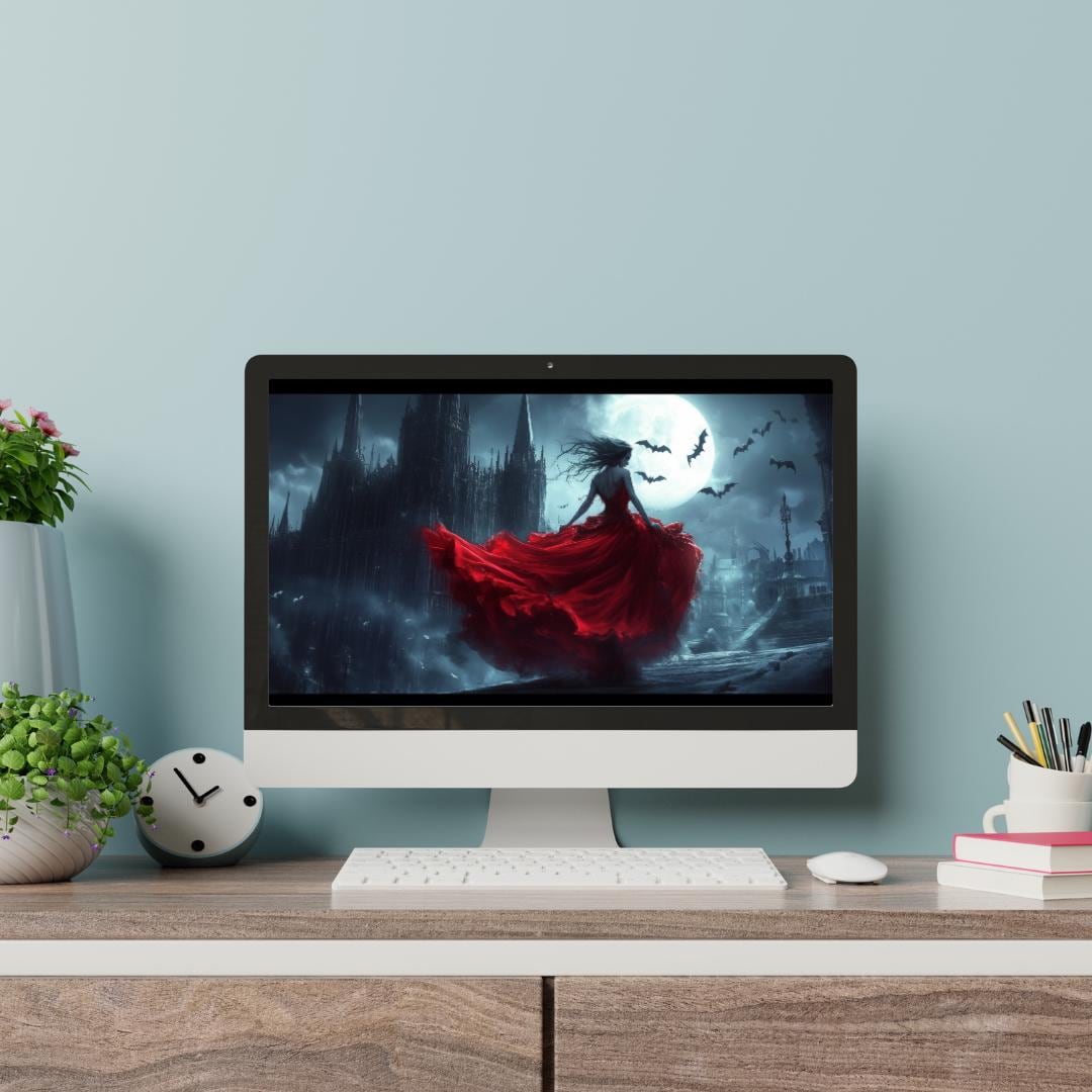 The Dark Bride of Shadows Digital Download Screensaver - Etsy
