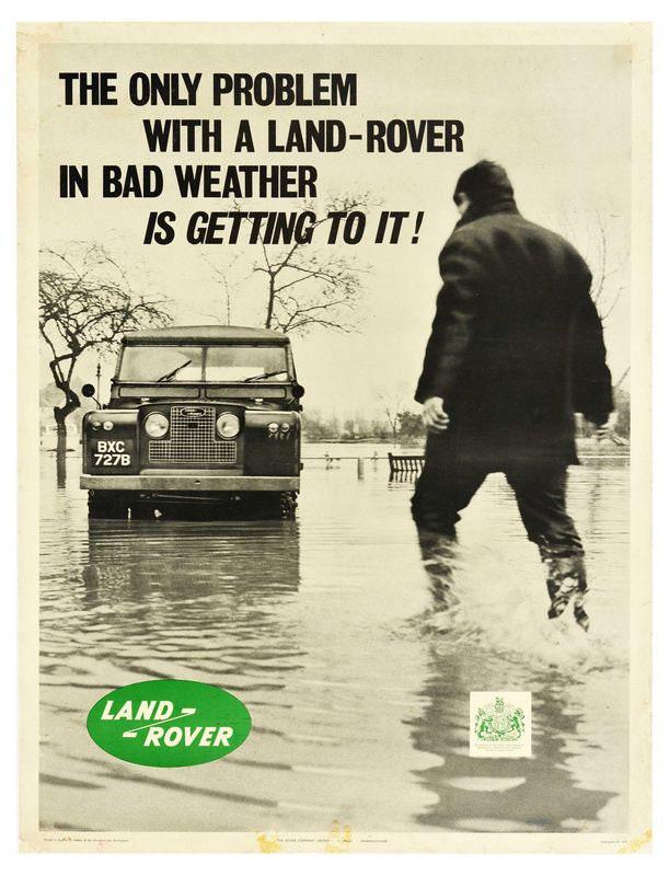 Vintage Land Rover Advertisement Poster Print A3/a4 - Etsy