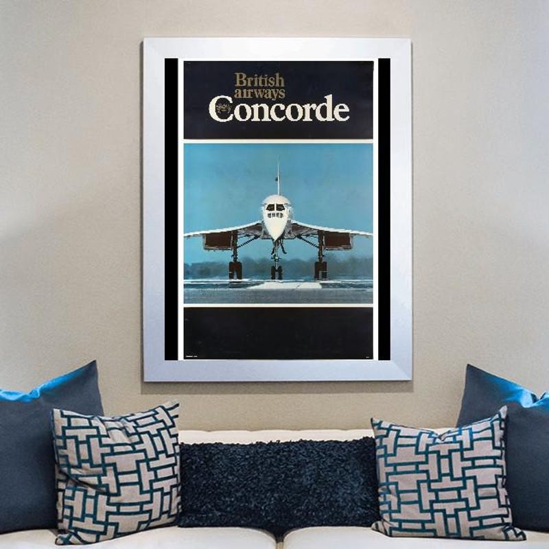 Concorde Poster - Etsy