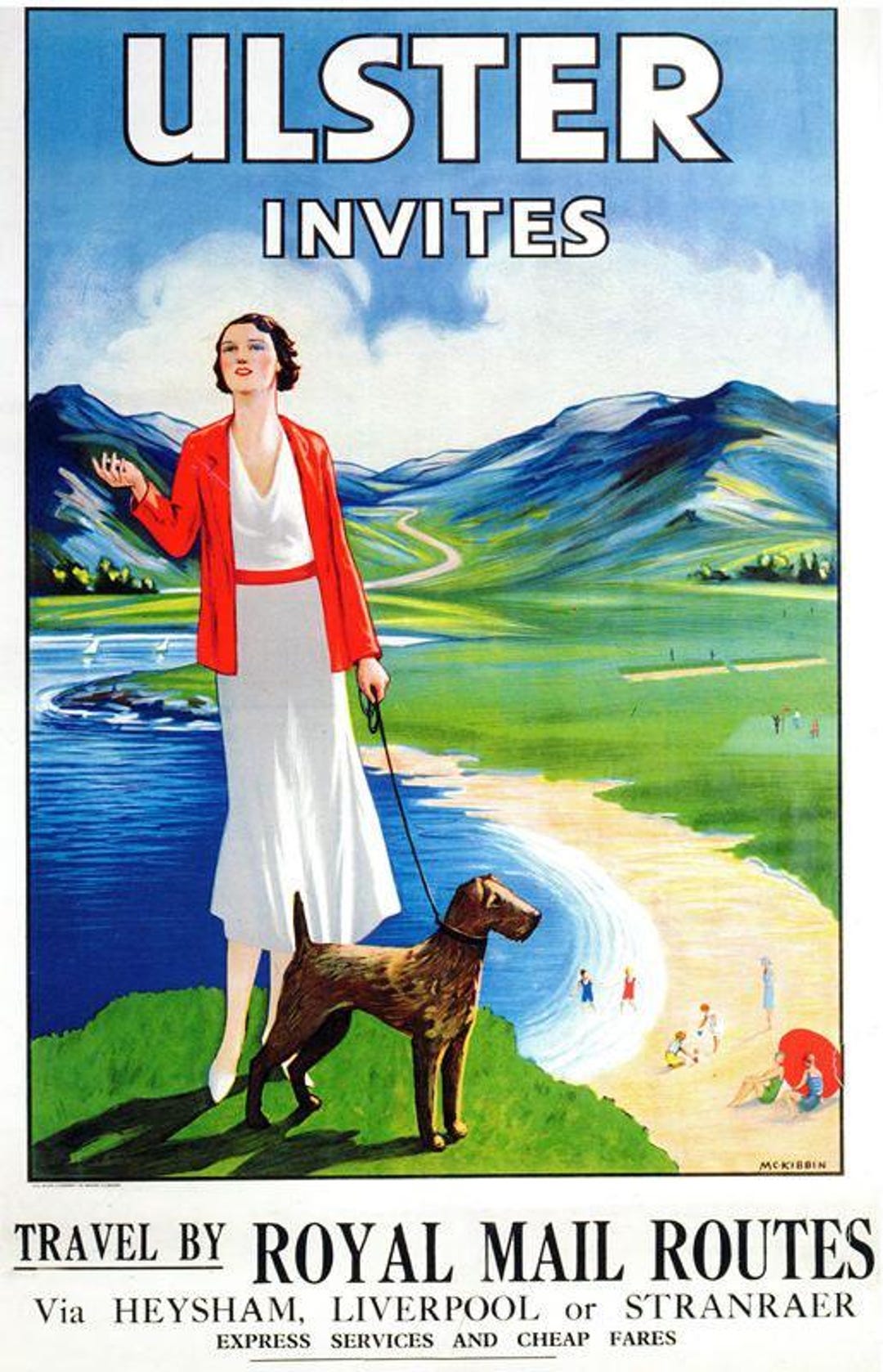 Vintage Royal Mail Ulster Invites Poster A4/a3/a2/a1 - Etsy