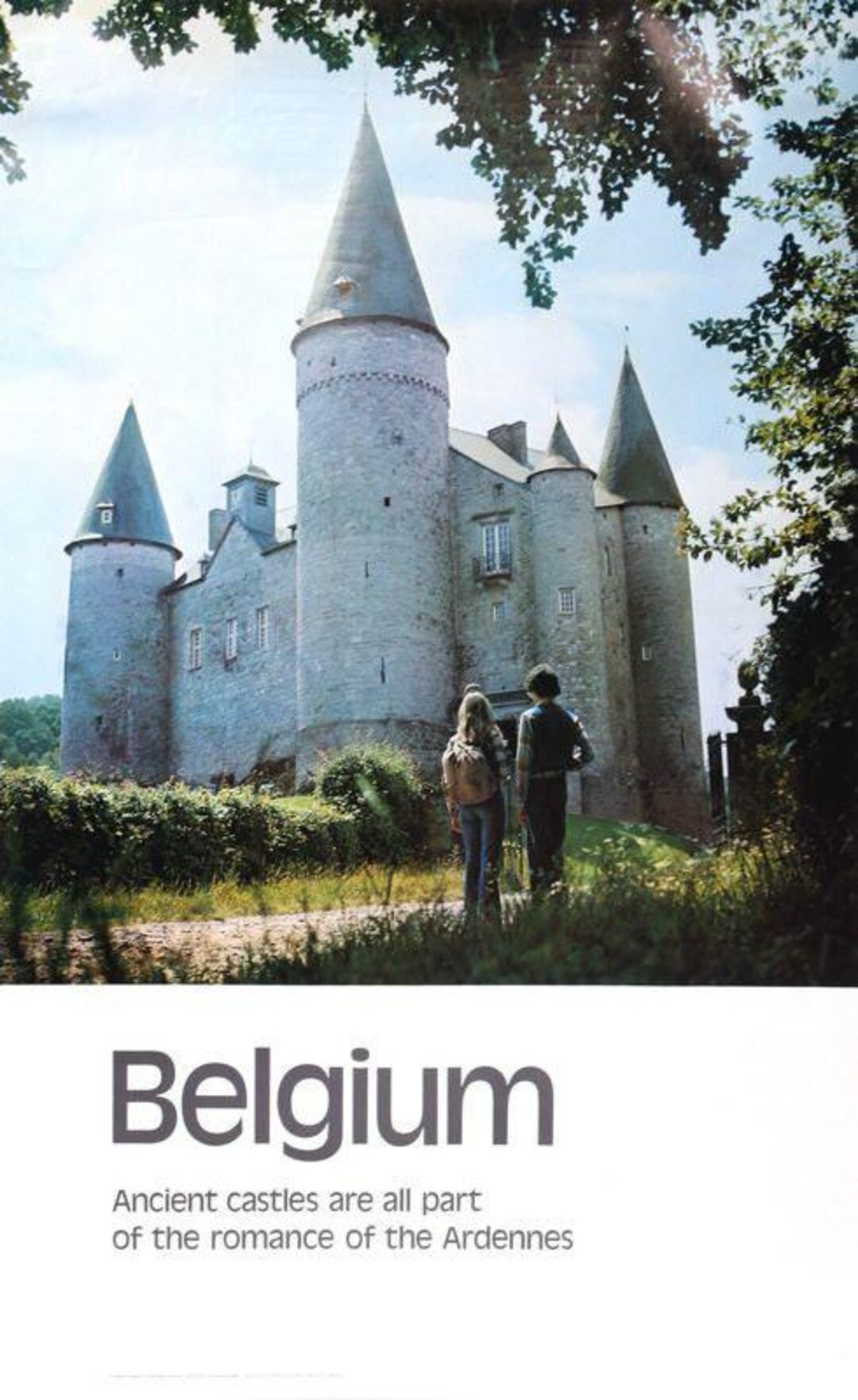 Vintage Belgium Ardennes Tourism Poster Print A3/a4 - Etsy