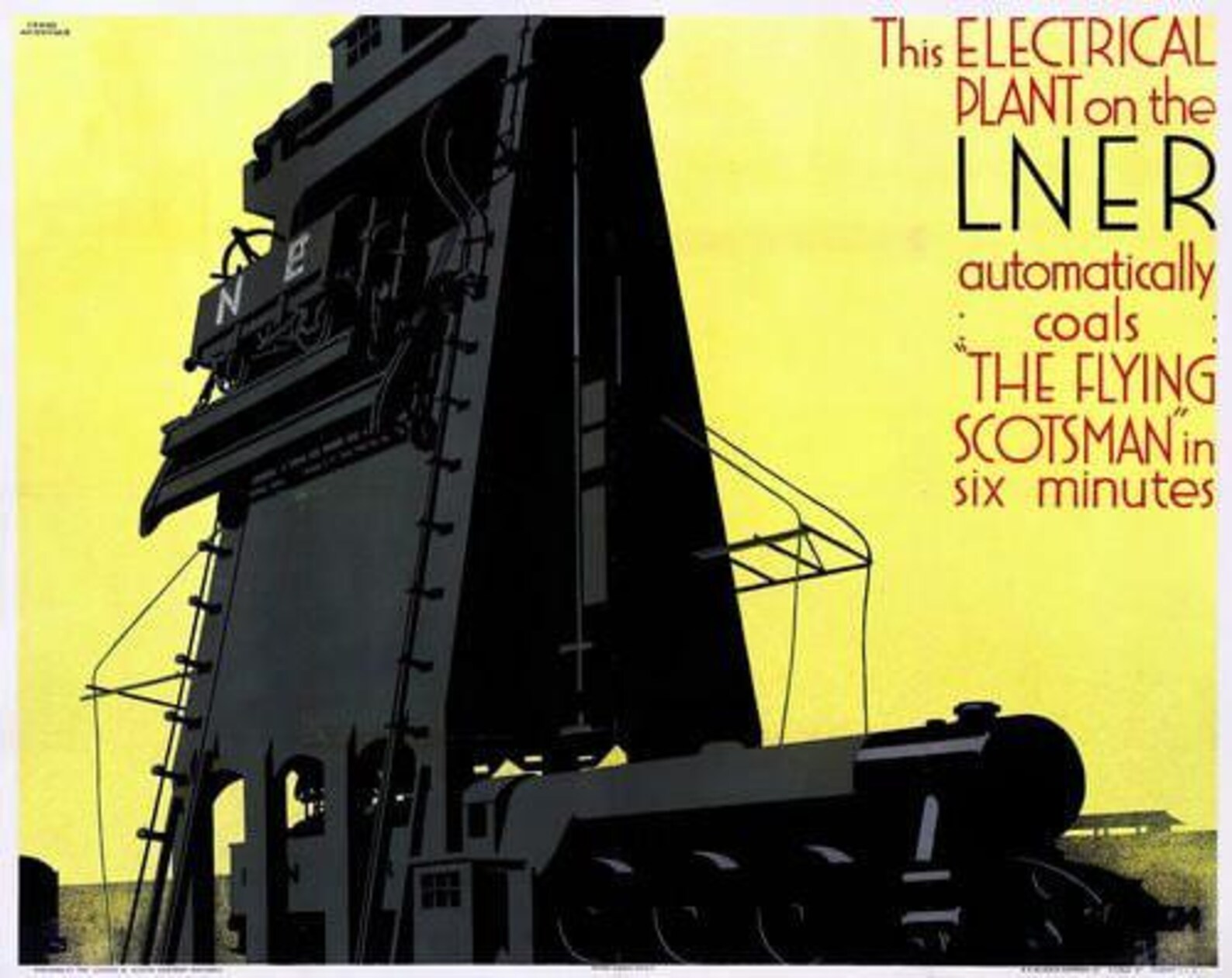 Vintage Lner Electrical Plant Railway Poster Reprint A3/a4 - Etsy