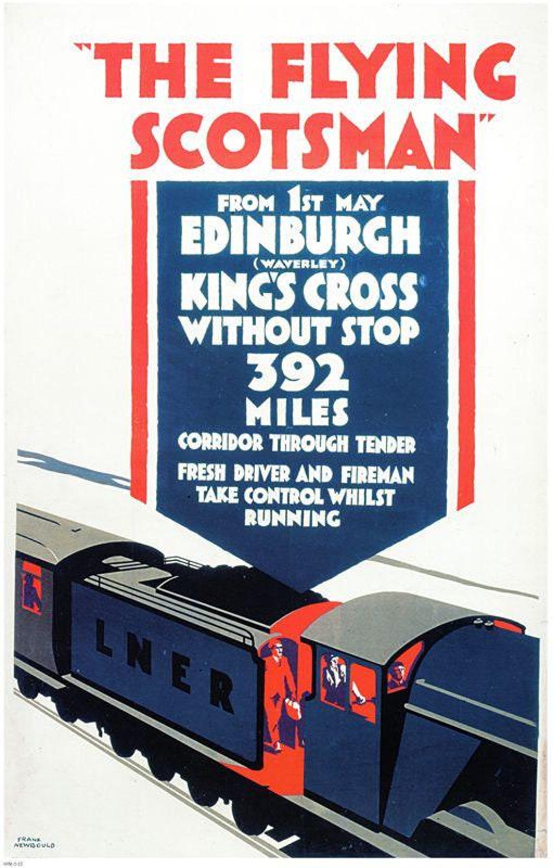Vintage Lner Flying Scotsman Railway Poster A4/a3/a2/a1 Print - Etsy