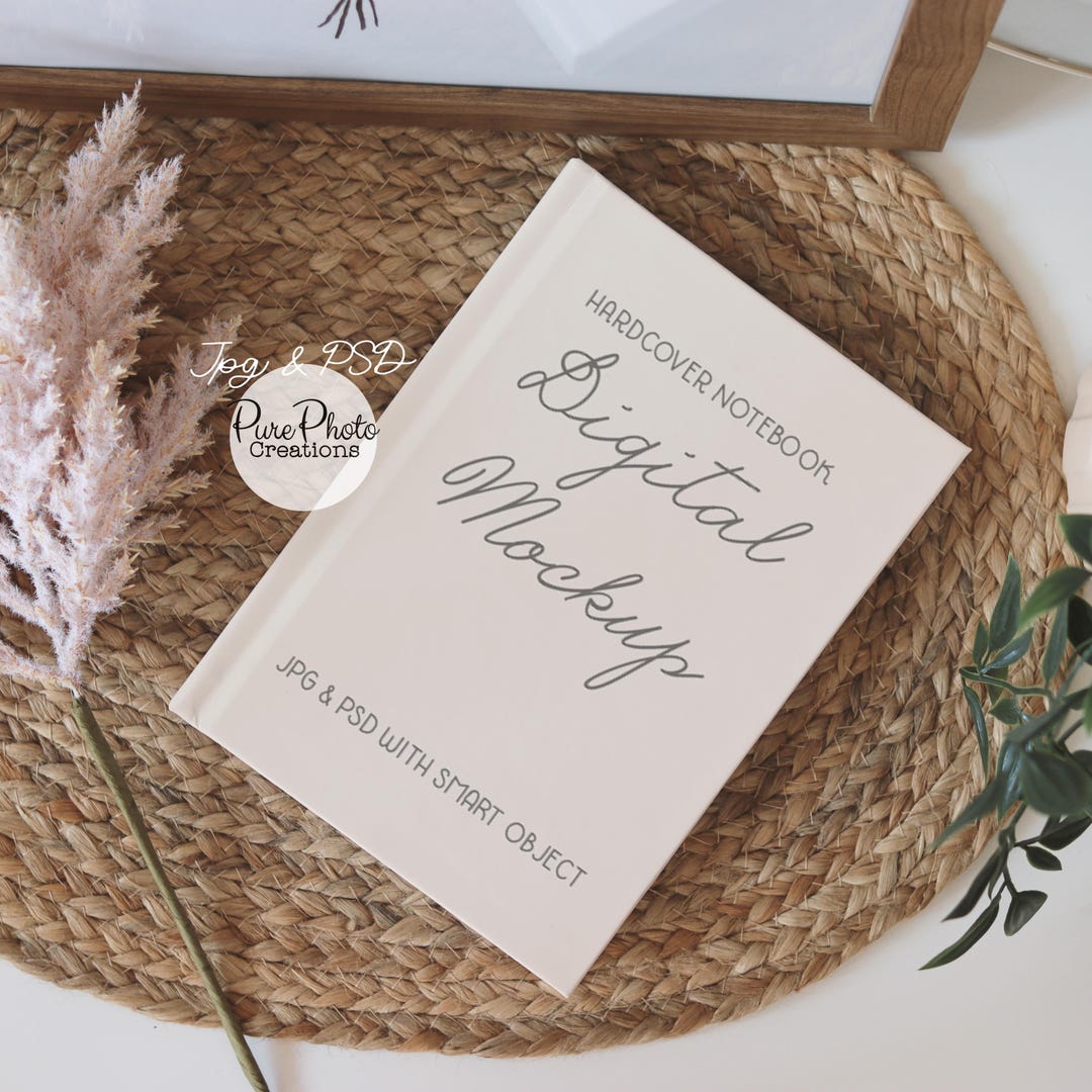 Journal Mockup, JPG & PSD, Printify District Photo Matte Journal Mock ...