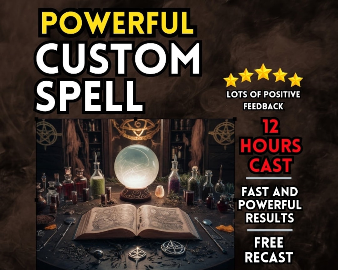 Powerful Custom Spell Custom Wish Spell Custom Spell Casting Personalized Spell Customspell ...