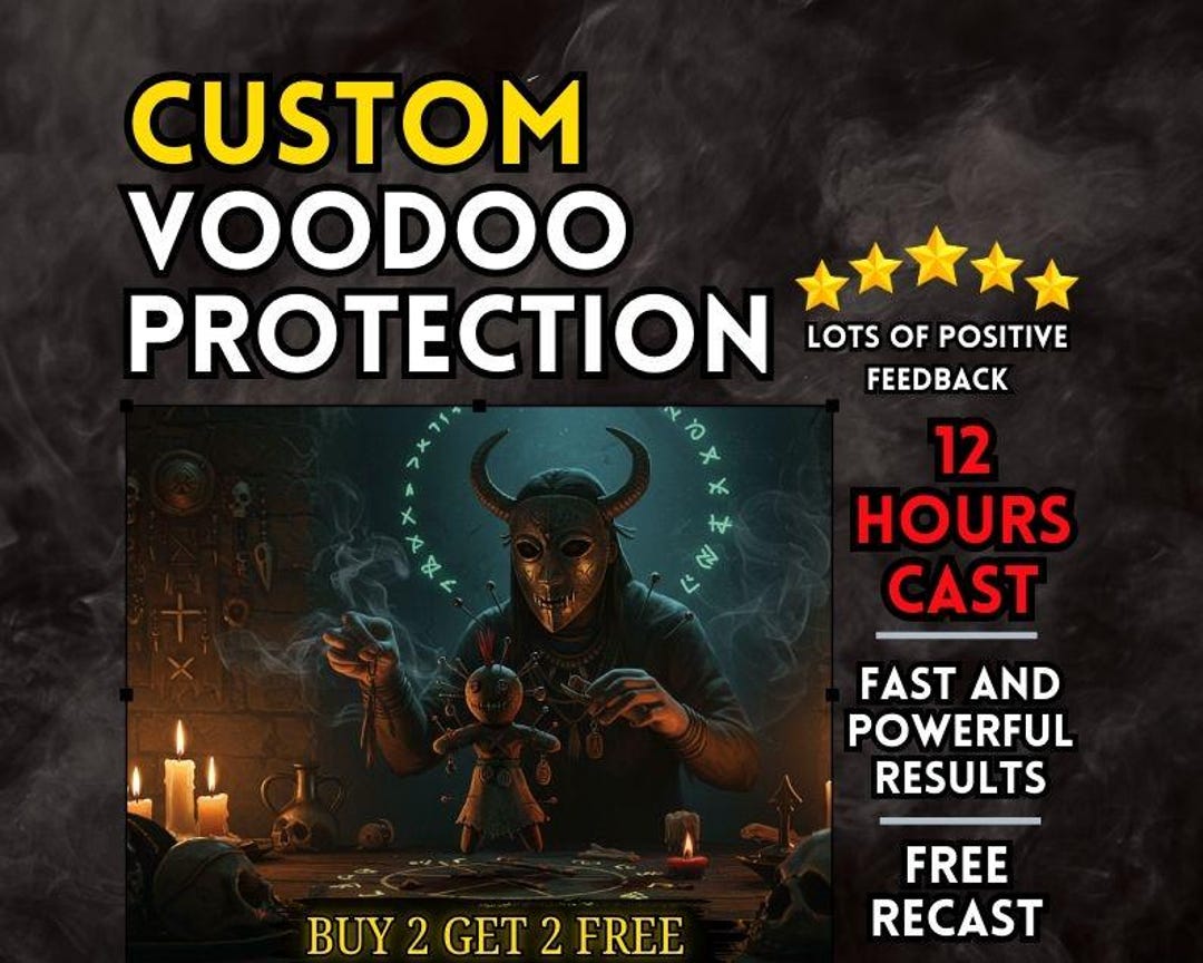 Ultimate CUSTOM VOODOO PROTECTION | Spiritual Shield | Lifelong Safety | Curse Defense | Angelic ...
