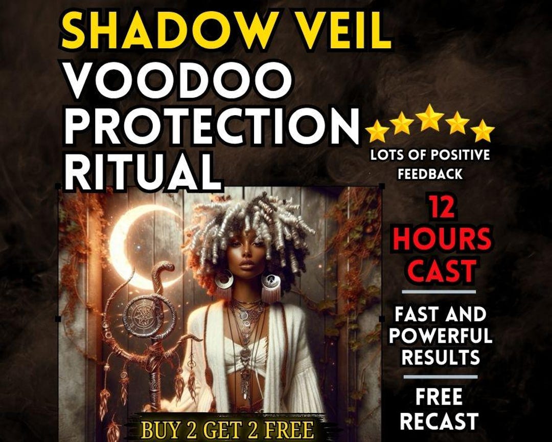 Shadow VEIL VOODOO PROTECTION Ritual | Spiritual Shield | Energy ...