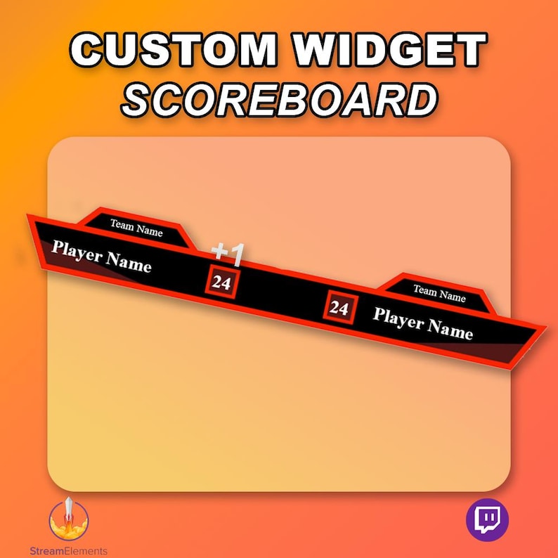 Scoreboard Widget for Twitch , Customizable, Moderator Commands ...