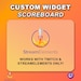 Scoreboard Widget for Twitch , Customizable, Moderator Commands ...