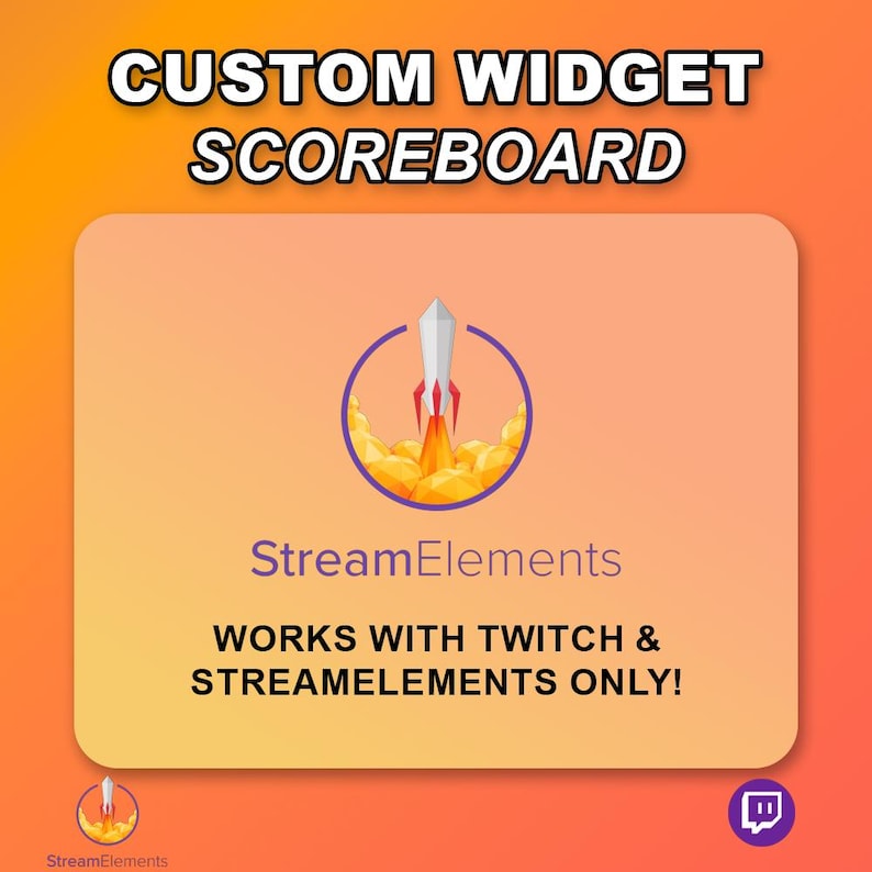 Scoreboard Widget for Twitch , Customizable, Moderator Commands ...