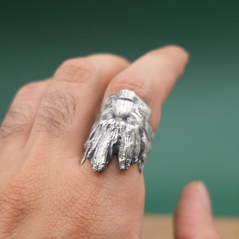 Groot Silver Ring, Guardians of the Galaxy Jewelry, Marvel Fan Gift ...