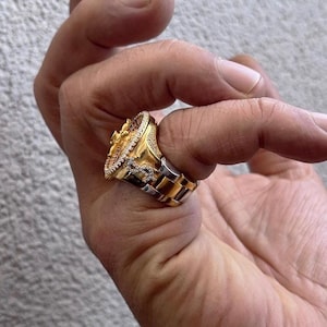 Roulette Ring With Raw Stone – Sterling Silver Casino Jewelry - Gift ...