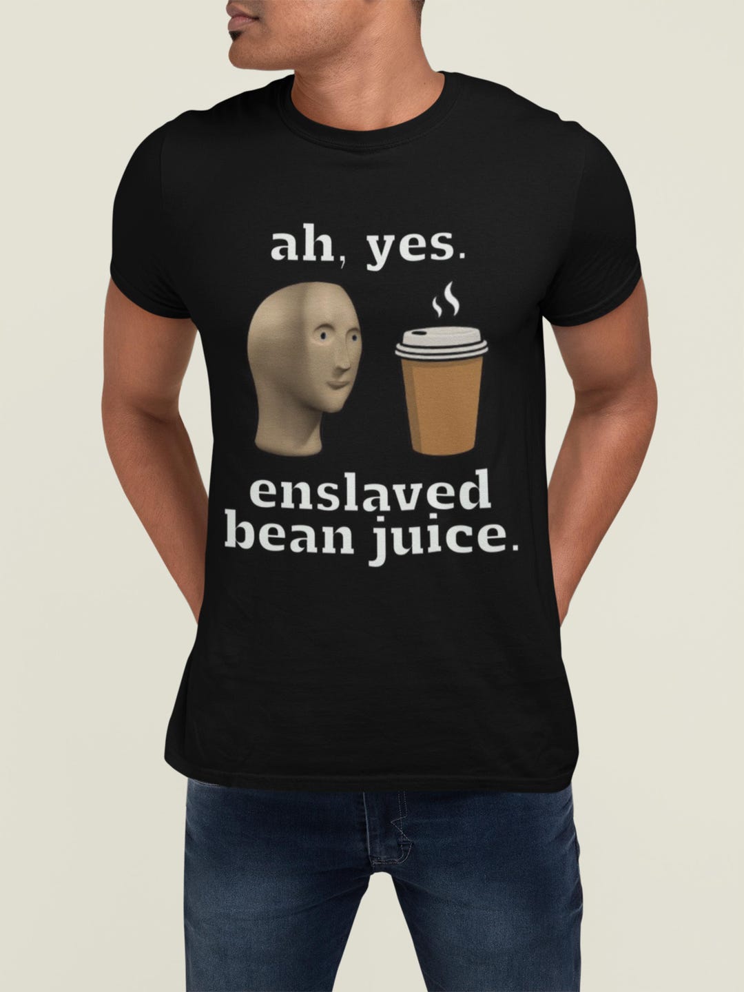 Funny Coffee Lover Gift | Deadpan Meme Design | Caffeine Addict Unisex ...