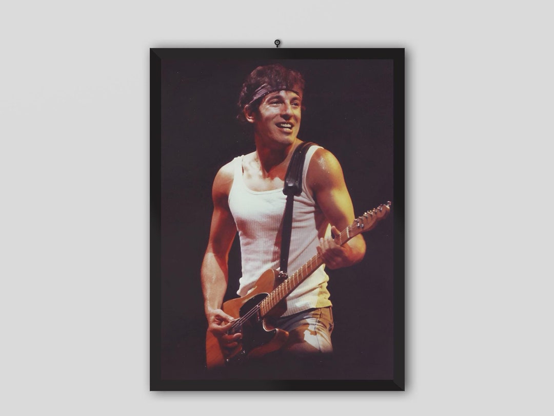 Bruce Springsteen 1980's Vintage Concert Poster. Music Poster. Vintage ...