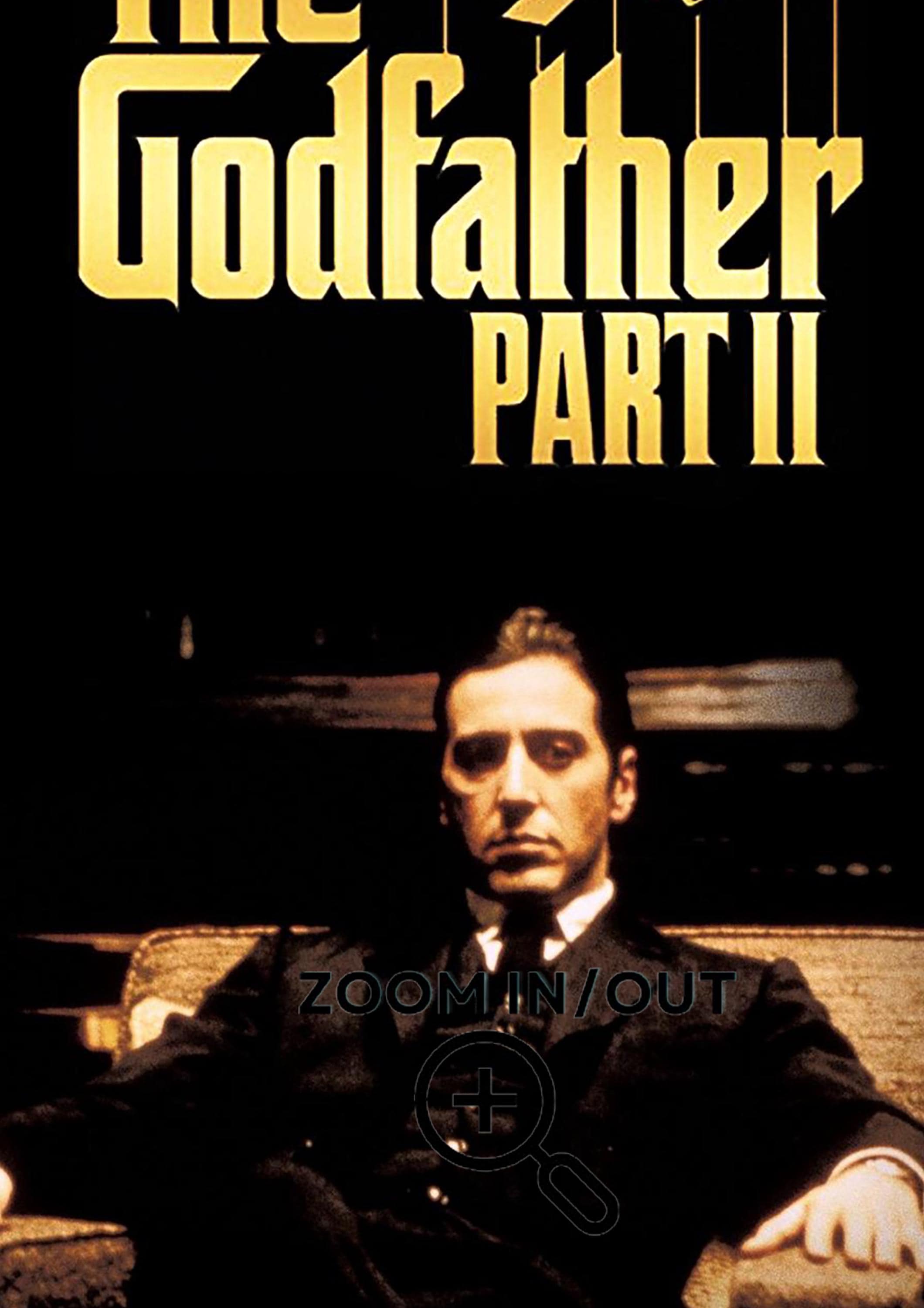 The Godfather Part II 1974 Movie Poster. Francis Ford Coppola Movie. Al ...