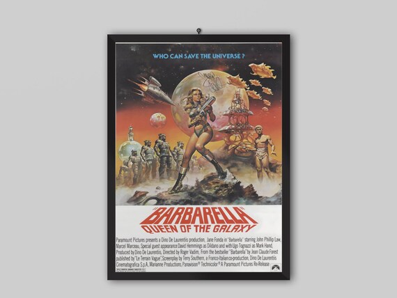 Jane Fonda Barbarella Movie Poster 60 Photos - Moonagedaydream.film