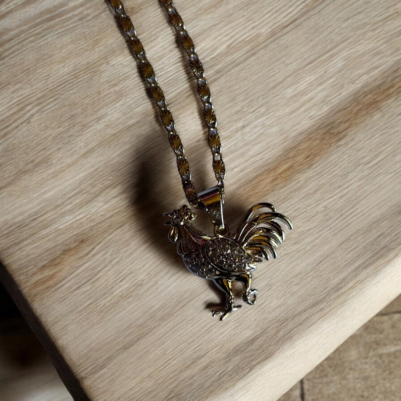 Chicken Necklace - Etsy