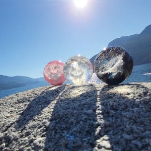 Glass Stargazer Memorial Orb- Ashes in Glass - Etsy
