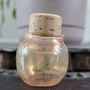 Blown Glass Jar With Cork - Etsy