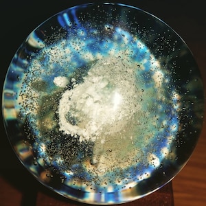 Glass Stargazer Memorial Orb- Ashes in Glass - Etsy