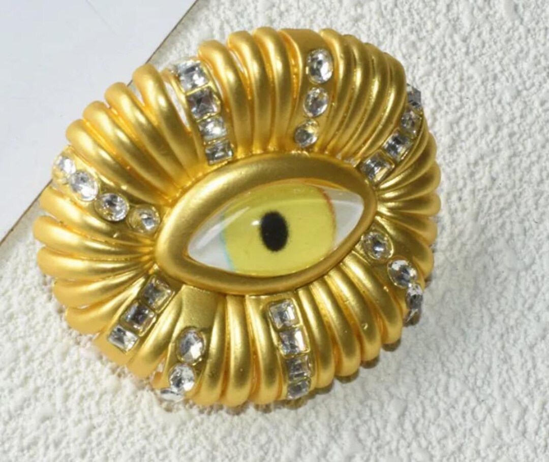 Schiaparelli Inspired Eye Ring - Etsy