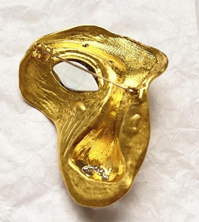 Schiaparelli Inspired Visage Brooch - Etsy