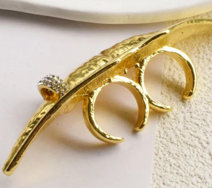 Schiaparelli Inspired Lip Ring - Etsy