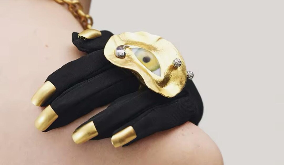 Schiaparelli Inspired Visage Ring - Etsy
