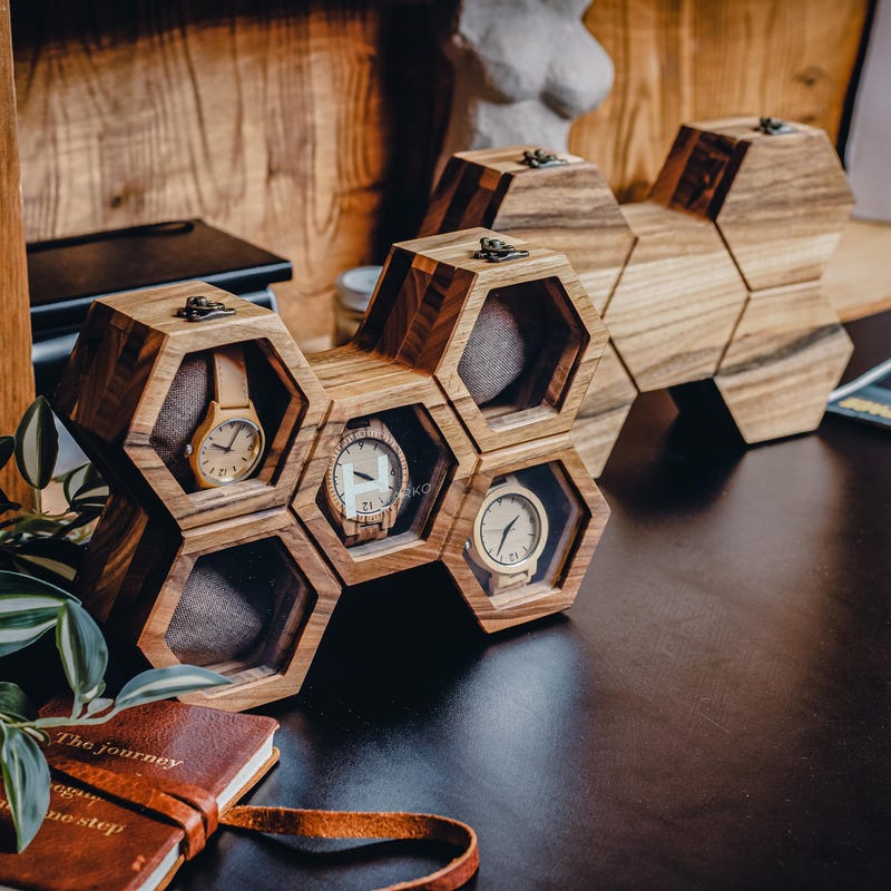Wood Watch Display - Etsy