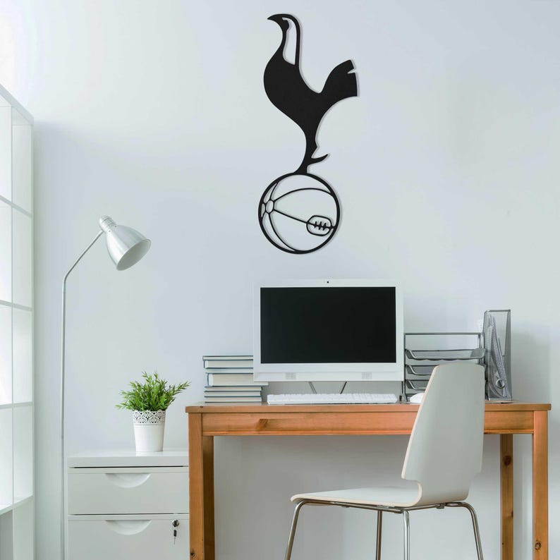 Tottenham Hotspur Logo Metal Wall Art, Tottenham Fans Unique Gift, Gift ...