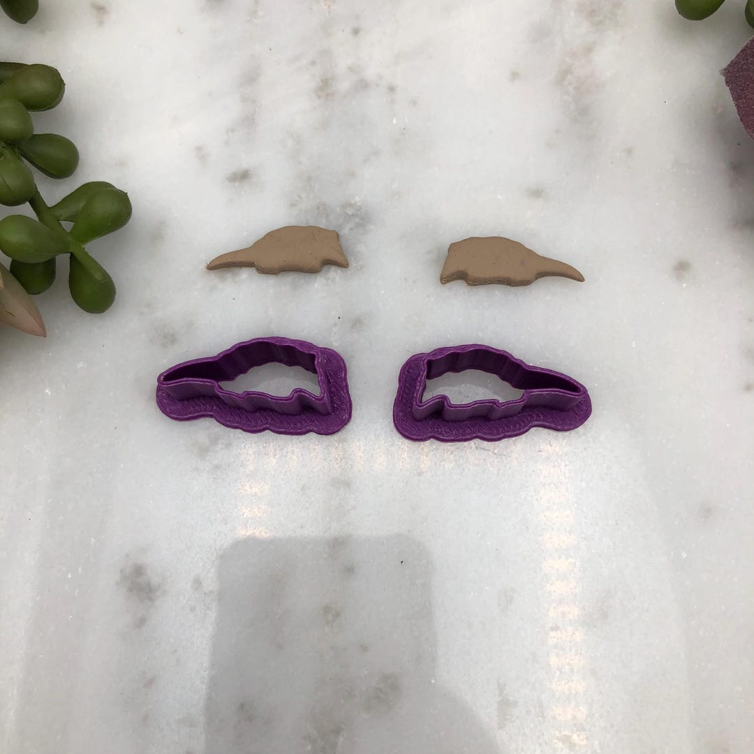 Armadillo Clay Cutter Set for Earrings - Etsy