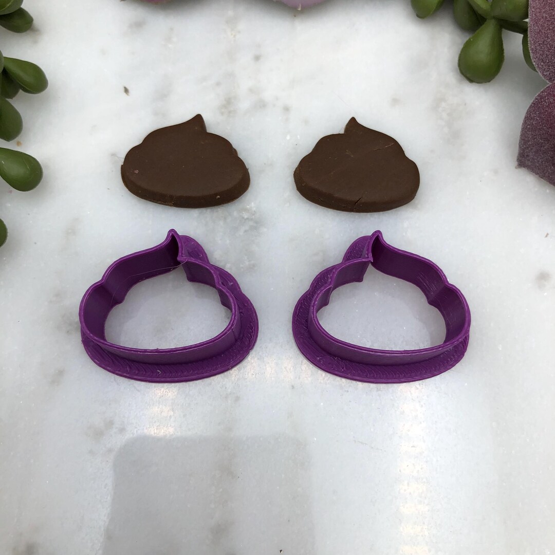 Dog Poop 100 Clay Cutter Set for Earrings - Etsy