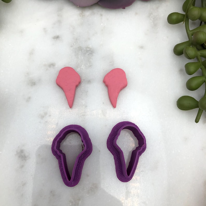 Ice Cream Cone 101 Clay Cutter Set for Earrings - Etsy