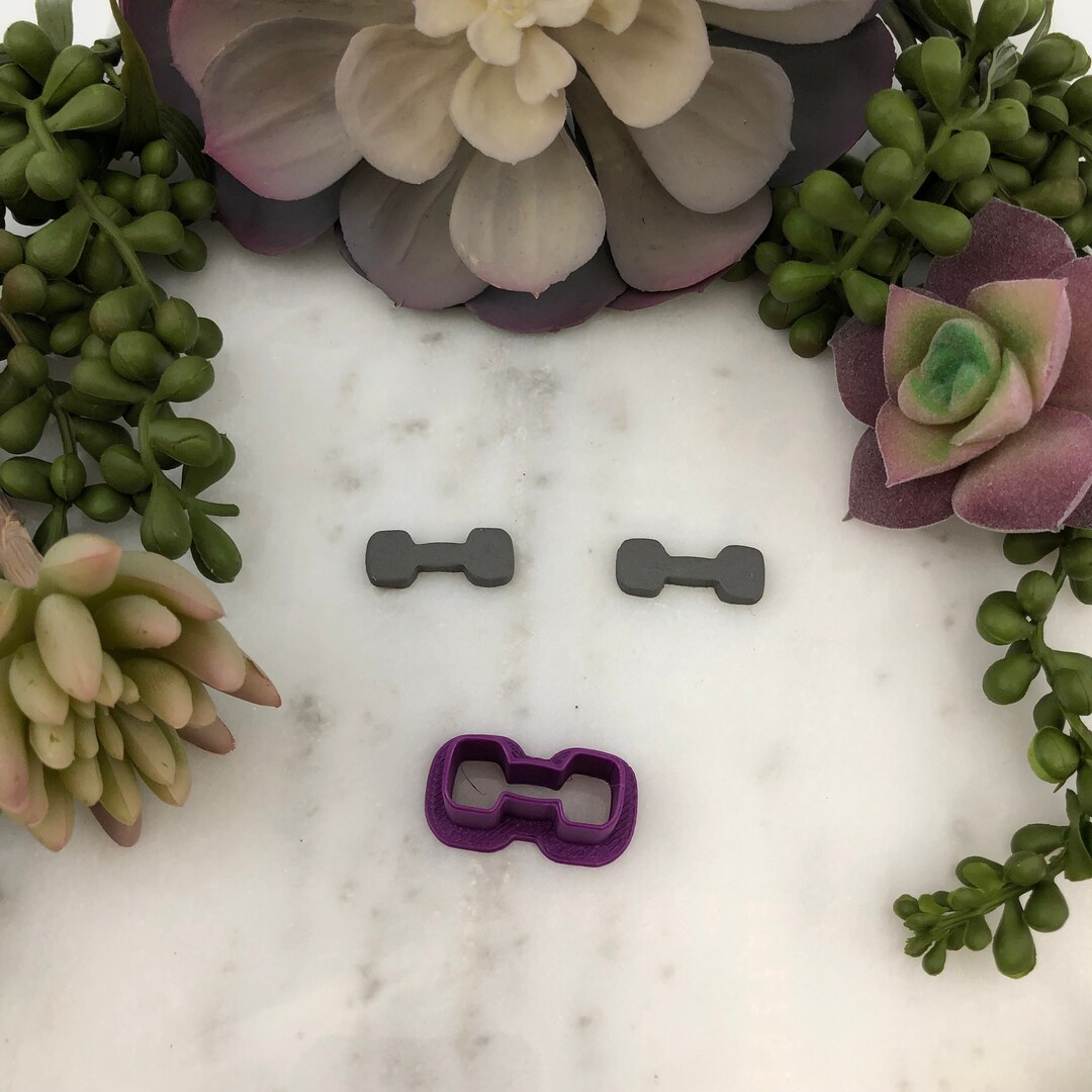 Dumbbell 100 Clay Cutter for Earrings - Etsy