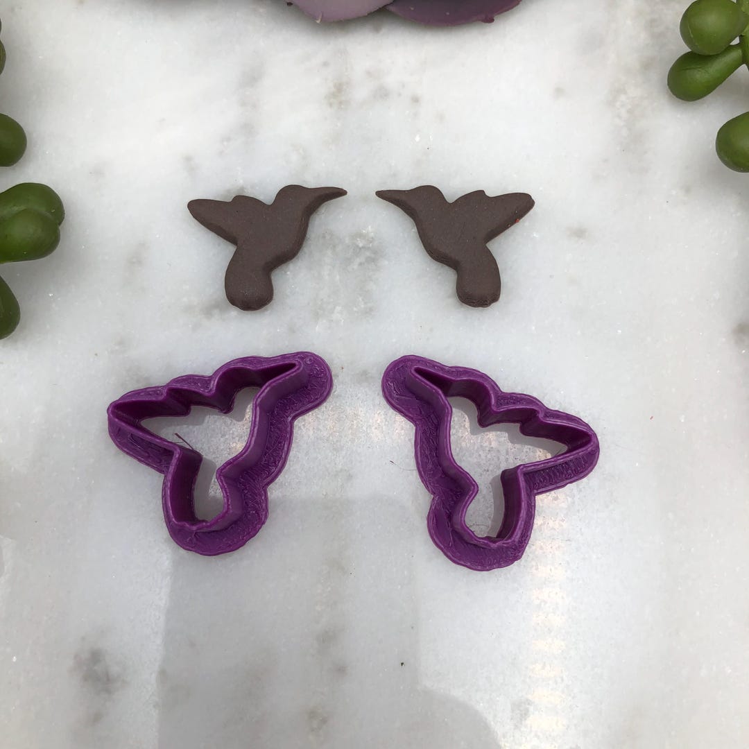 Hummingbird 266-A659 Clay Cutter Set for Earrings - Etsy
