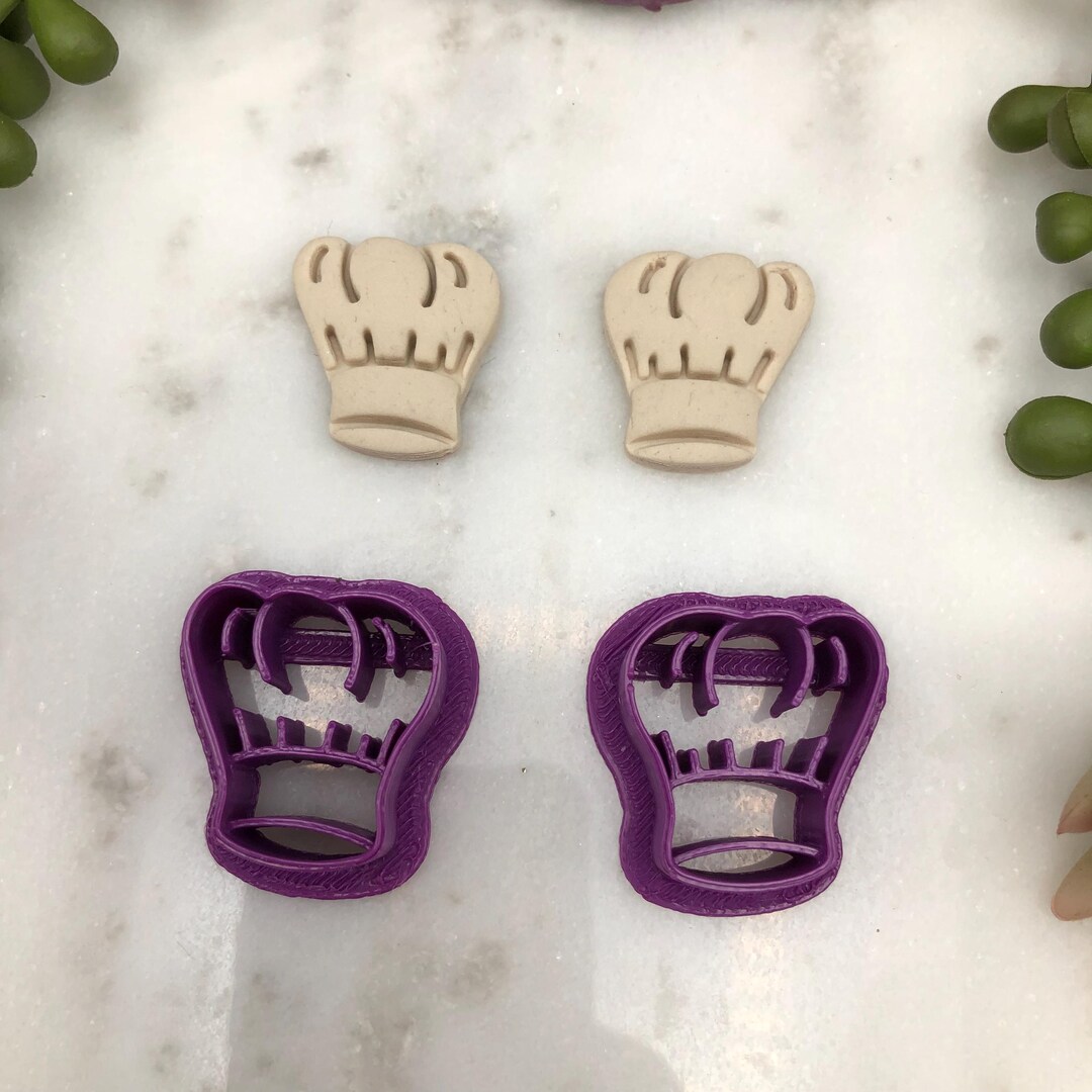 Chef Hat 100 Clay Cutter Set for Earrings - Etsy
