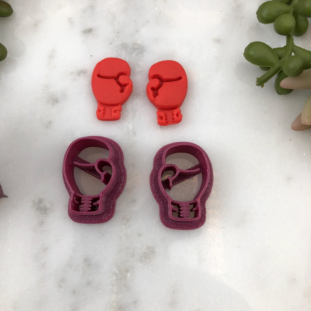 Boxing Glove 266-089 Clay Cutter Set for Earrings - Etsy