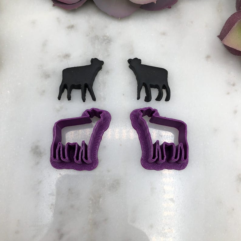 Cow Body 266-E686 Clay Cutter Set for Earrings - Etsy