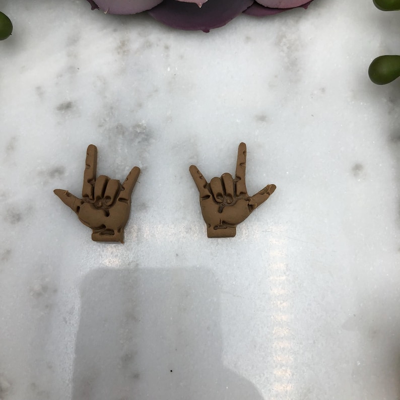 ASL Sign 266-146 Clay Cutter Set for Earrings - Etsy