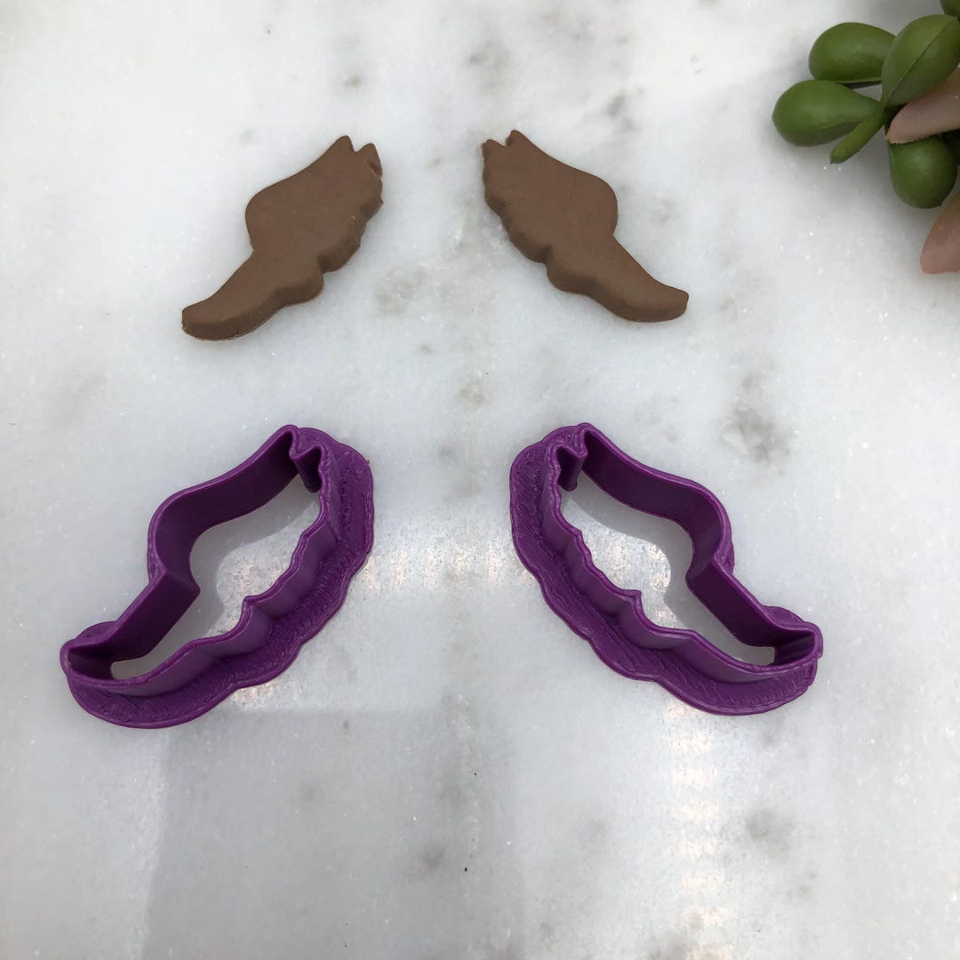 Foot With Wing 100 Clay Cutter Set for Earrings - Etsy
