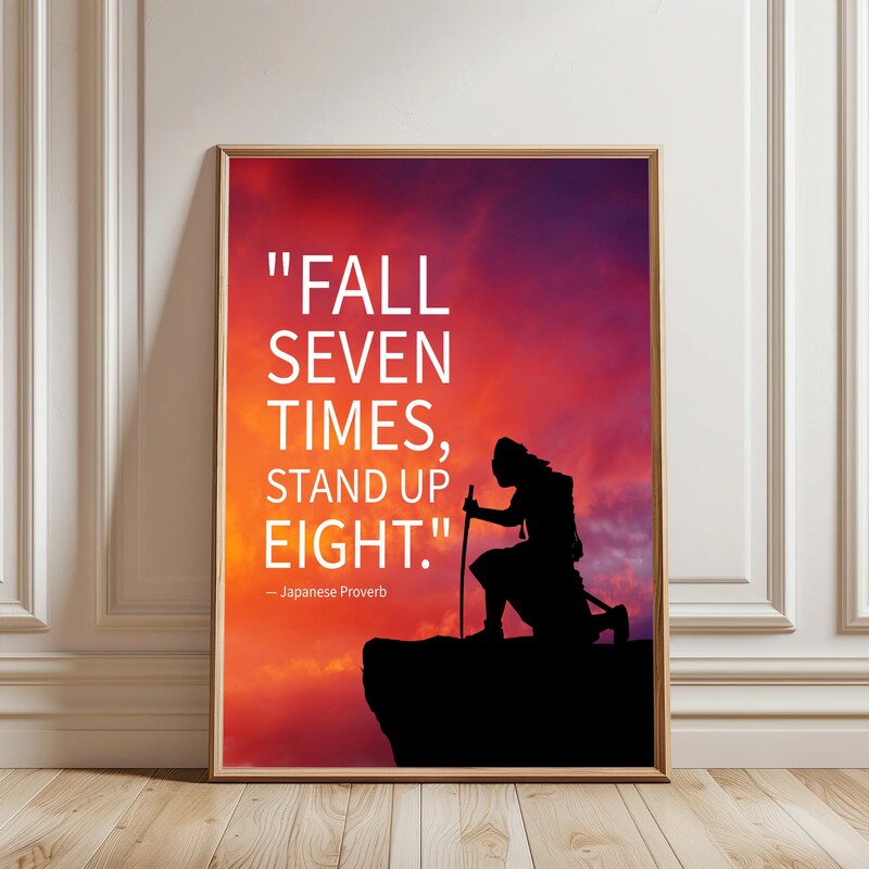 Japanese Proverb - Etsy