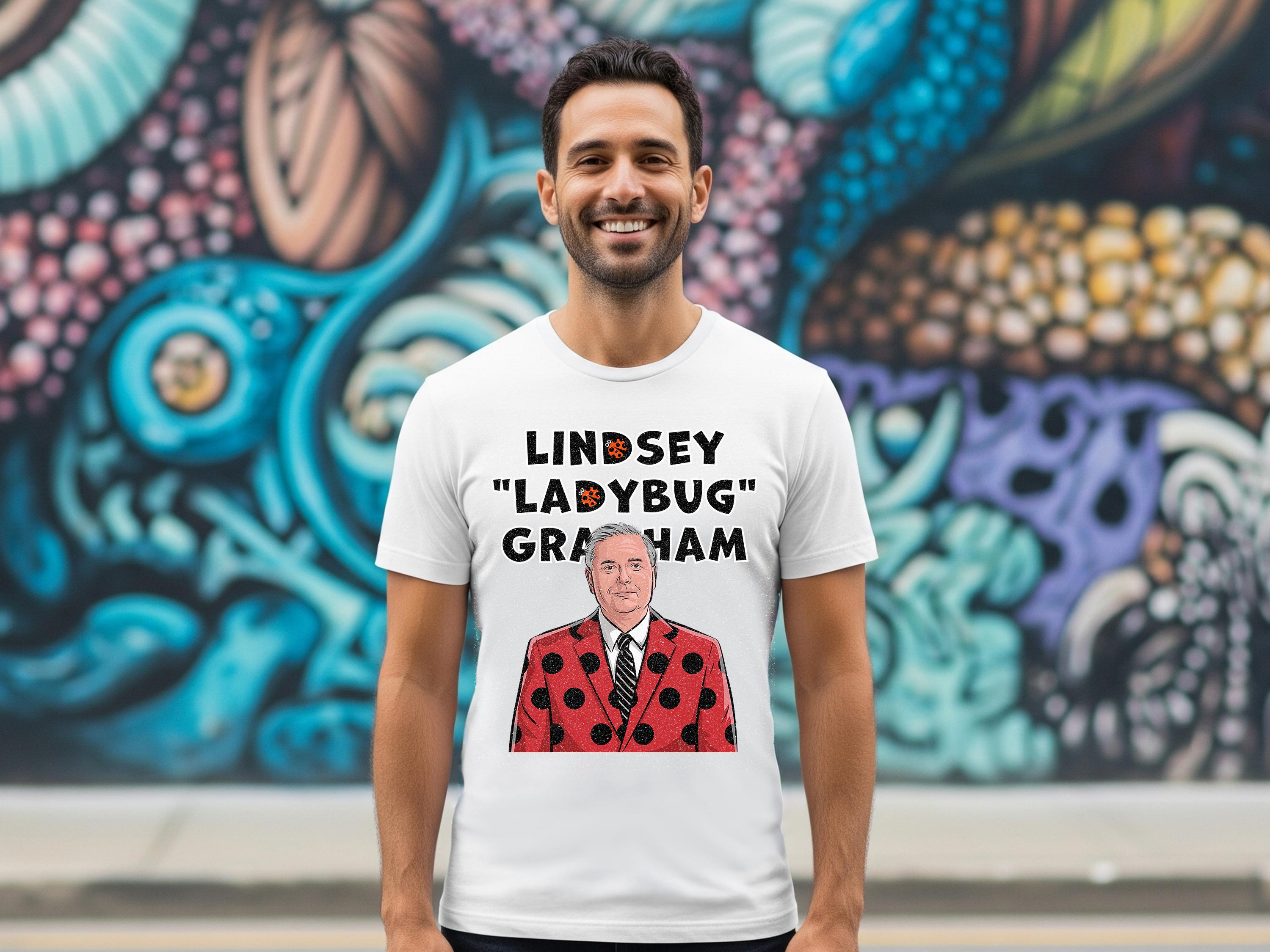 Lindsey "ladybug" Graham Satire T-shirt: Southern Gentleman Political ...