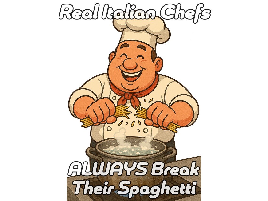 Real Italian Chefs ALWAYS Break Their Spaghetti | Culinary Humor ...