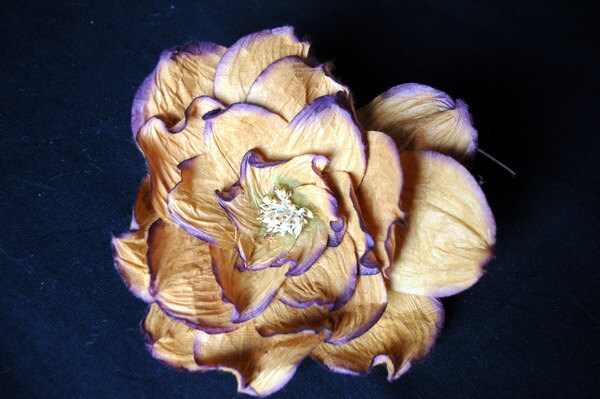 Parchment Flowers - Etsy